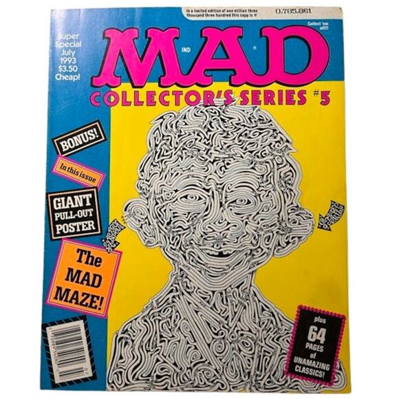 Mad Magazine | Other | Mad Magazine Super Special 88 July 993 Mad ...